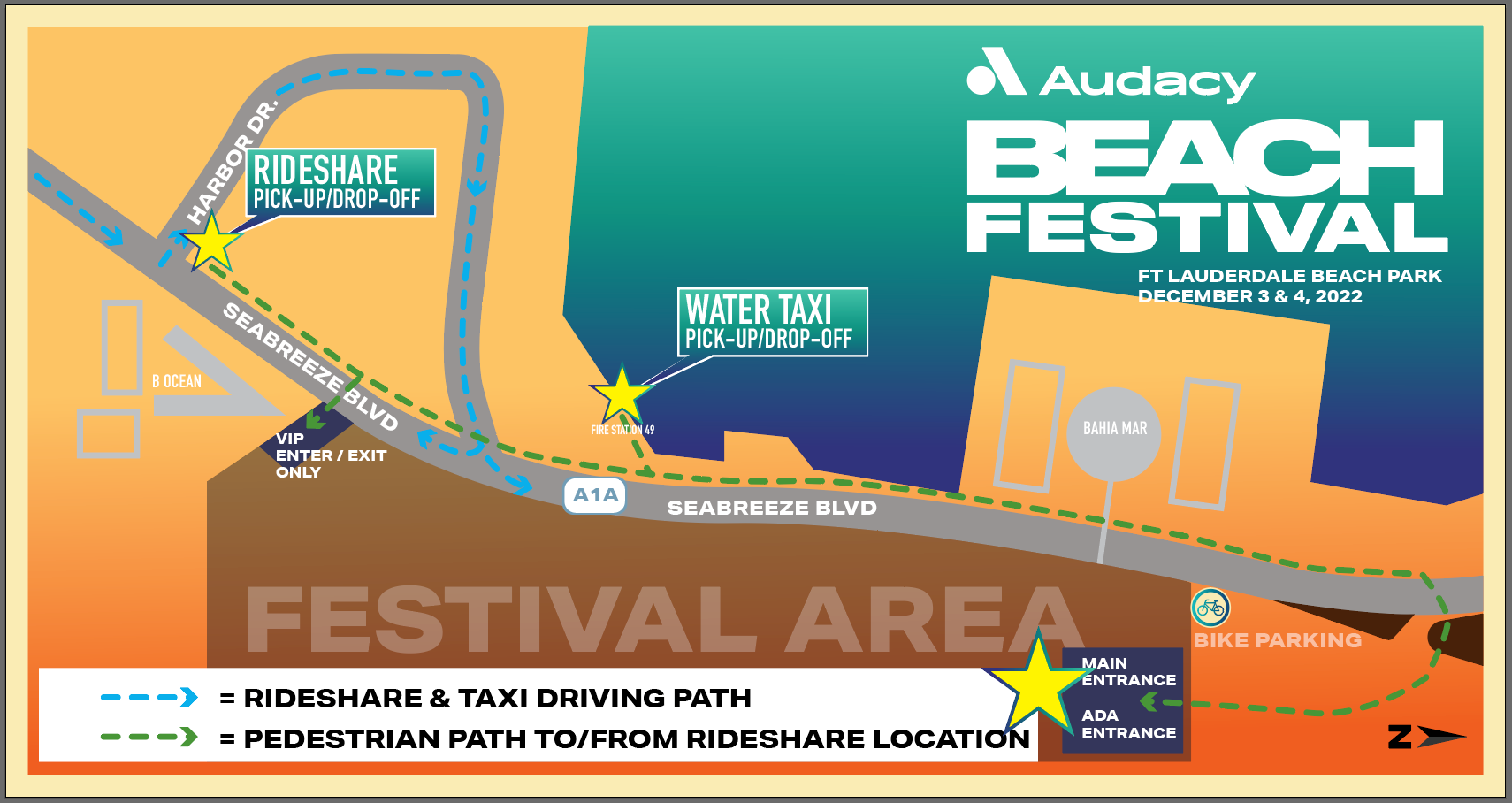 Getting Here - Riptide Music Festival